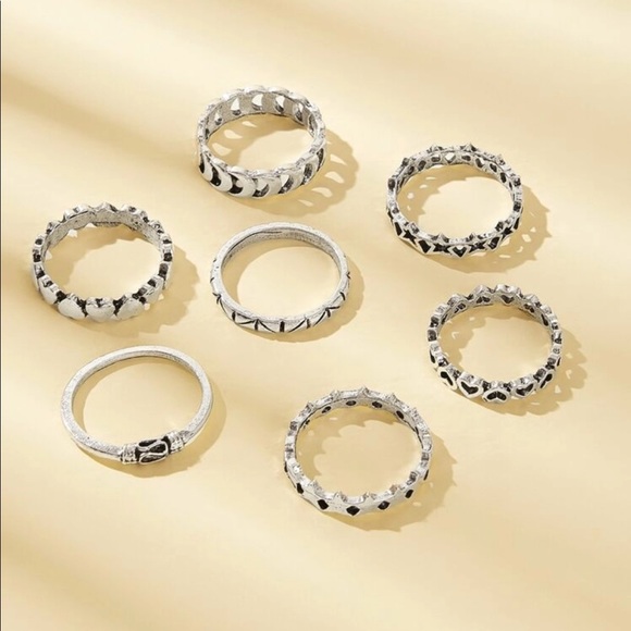Jewelry | Melanie 7 Pc Ring Set | Poshmark